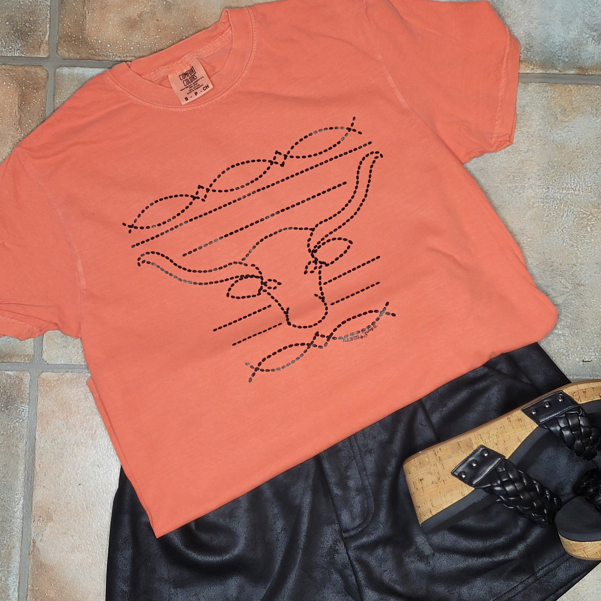 Stitched Steerhead – Ranch Swag