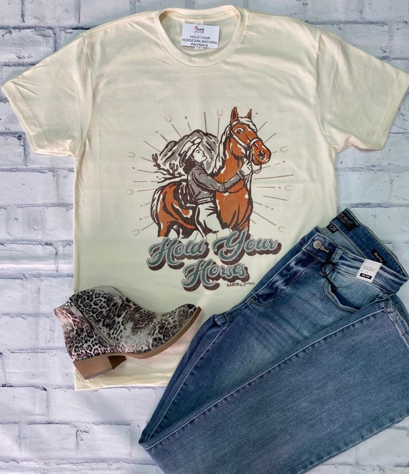 Hold your Horses Vintage Cowgirl – Ranch Swag