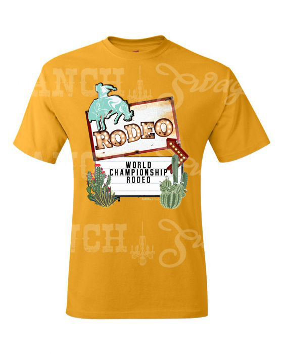 Rodeo Marquee : World Championship Rodeo – Ranch Swag