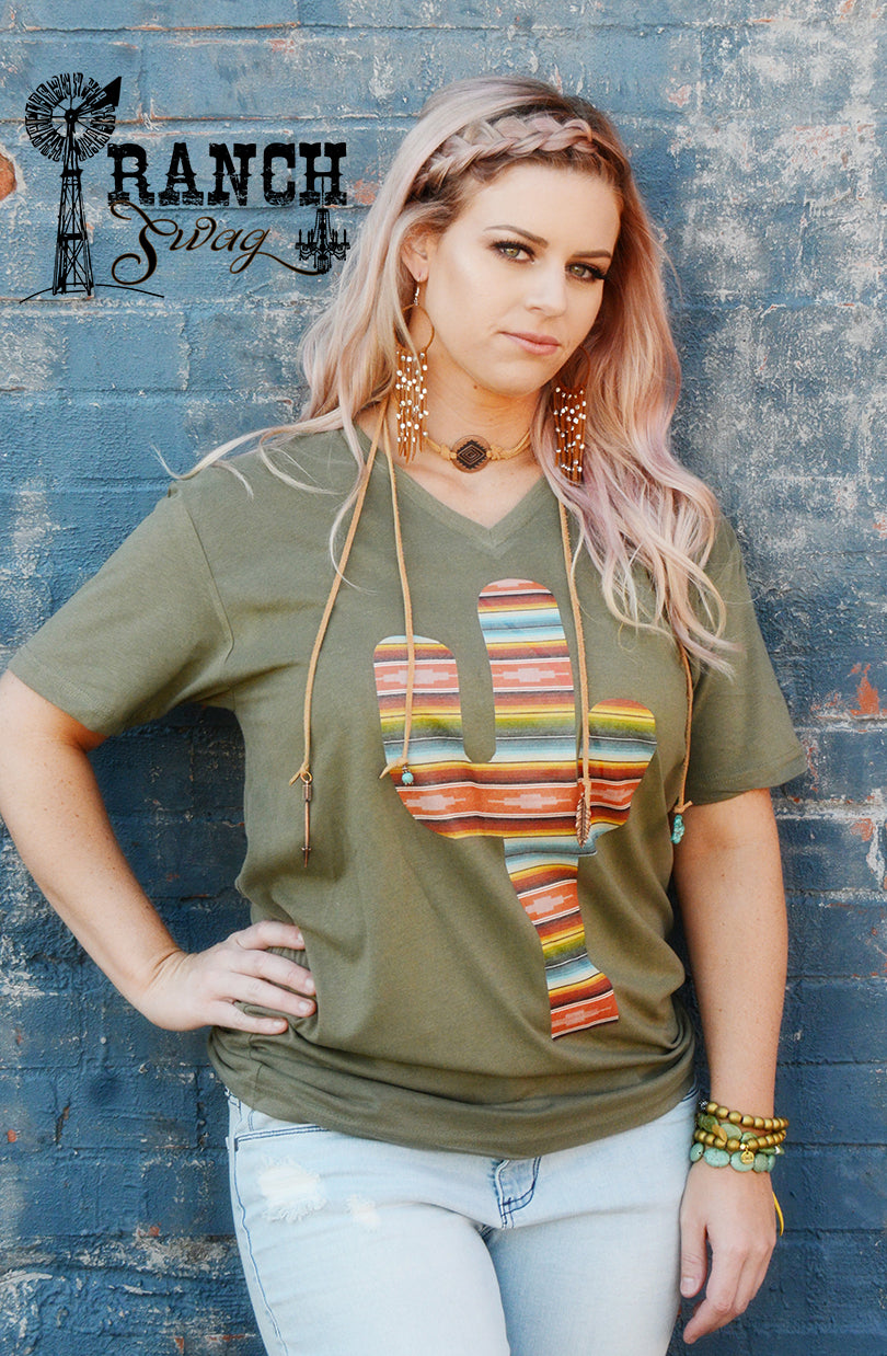 Serape Cactus – Ranch Swag